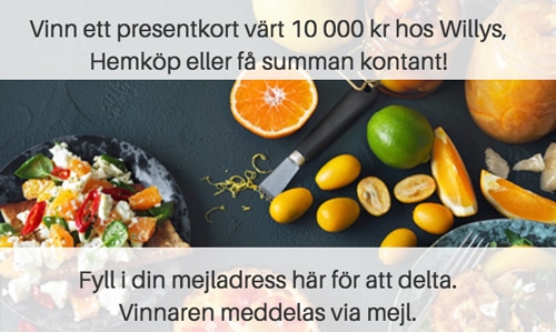 vinn ett presentkort vart 10000 kr hos willys hemkop eller fa summan ...